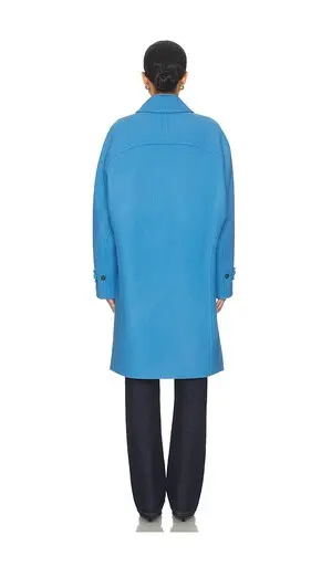 Veronica Beard Laurent Dickey Coat - Blue Jasper