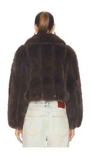 Line & Dot Jax Faux Fur Jacket