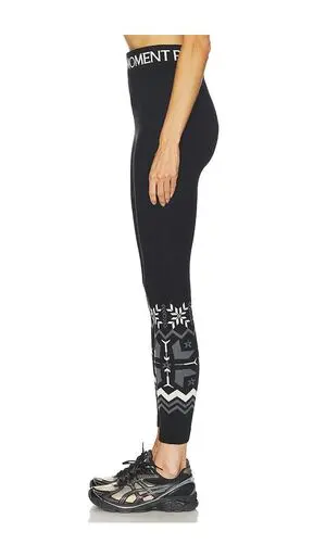 Perfect Moment Nordic Merino Wool Legging - Black