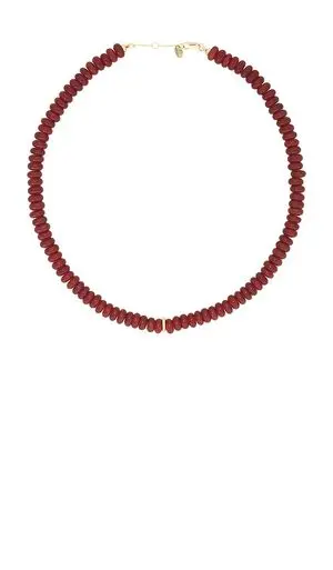 Shashi Rouge Gemstone Necklace - Red
