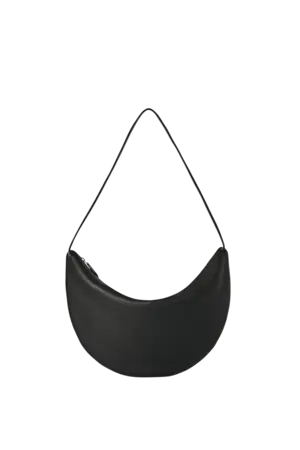 THE ROW Small Izzy Leather Bag - Black