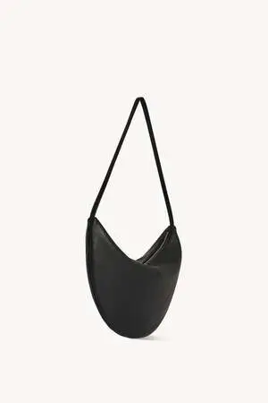 THE ROW Small Izzy Leather Bag - Black