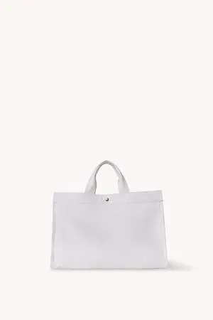 THE ROW Sisal Shopper In Cotton - Optical White