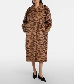 Alaïa Wool-blend Jacquard Coat
