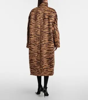 Alaïa Wool-blend Jacquard Coat