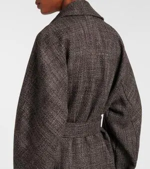 JOSEPH Laurin Double-breasted Virgin Wool Coat