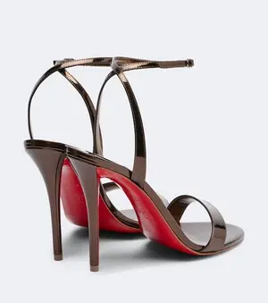 CHRISTIAN LOUBOUTIN Miss Z 100 Mirrored Leather Sandals
