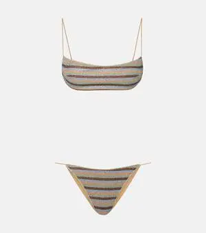 Oseree Lumière Striped Bikini - Multicoloured