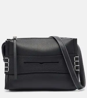 JW Anderson Loafer Small Leather Crossbody Bag - Black