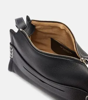 JW Anderson Loafer Small Leather Crossbody Bag - Black