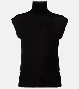 Rick Owens Virgin Wool Turtleneck Top