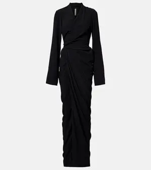 Rick Owens Belted Wrap Dress - Black