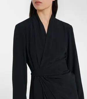 Rick Owens Belted Wrap Dress - Black