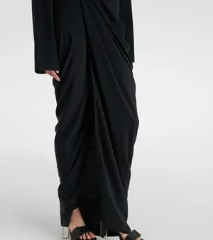 Rick Owens Belted Wrap Dress - Black