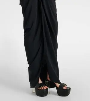 Rick Owens Belted Wrap Dress - Black