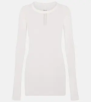 Rick Owens Cotton Jersey Top - White