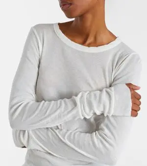 Rick Owens Cotton Jersey Top - White