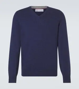 Brunello Cucinelli Cashmere V-neck Sweater