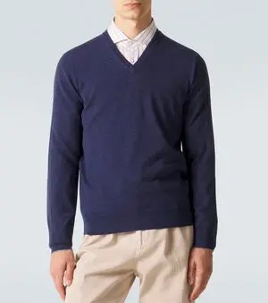 Brunello Cucinelli Cashmere V-neck Sweater