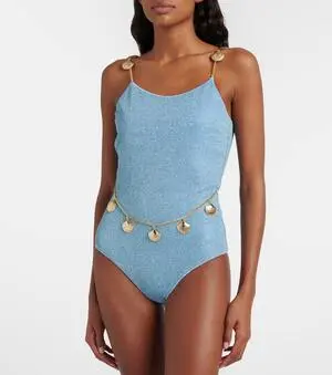 Oseree Lumière Embellished Swimsuit