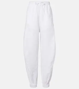 RÓHE Cotton-blend Barrel-leg Pants