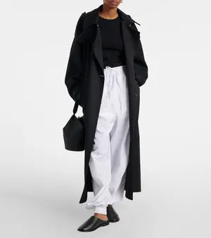RÓHE Cotton-blend Barrel-leg Pants