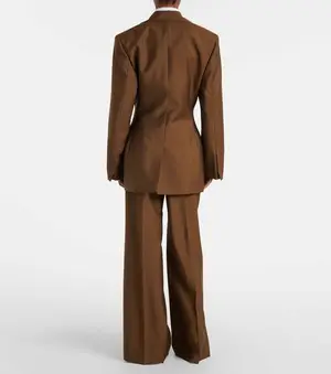 RÓHE High-rise Wide-leg Pants - Brown