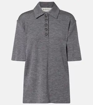 RÓHE Wool Polo Shirt