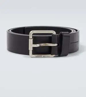 Loewe Leather Belt - Black