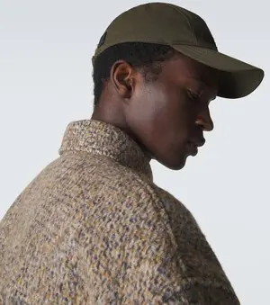 Loewe Logo Embroidered Baseball Cap - Green