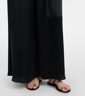 Heidi Klein Meteora Silk Satin Maxi Dress