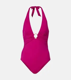 Heidi Klein Ithaca Embellished Swimsuit - Pink
