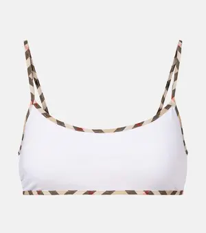 Burberry Self-tie Bikini Top