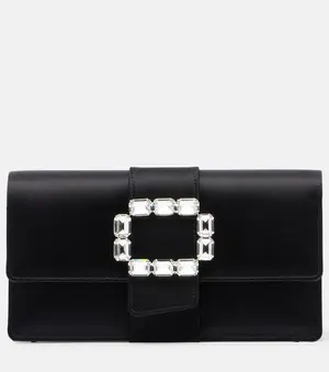 Black Satin Clutches