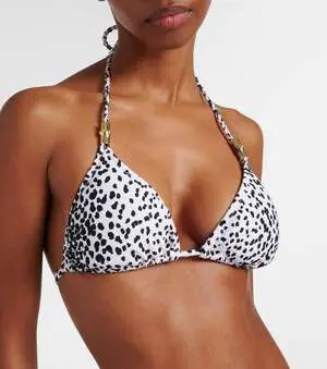 Heidi Klein Icaria Printed Bikini Top