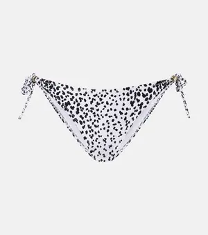 Heidi Klein Icaria Printed Bikini Bottoms - White