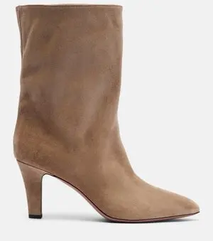 Paris Texas Elsa 75 Suede Ankle Boots