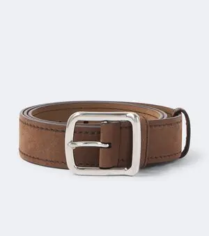 Prada Leather Belt - Brown