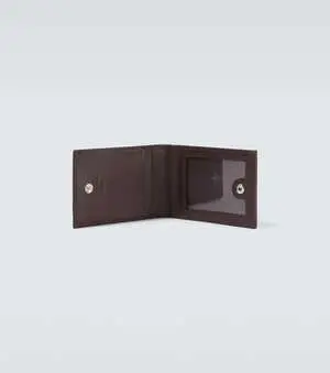 Prada Speedrock Re-nylon Card Case With Strap - Brown