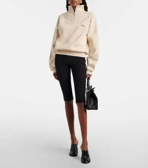 Jacquemus Logo Cotton-jersey Sweatshirt - Beige