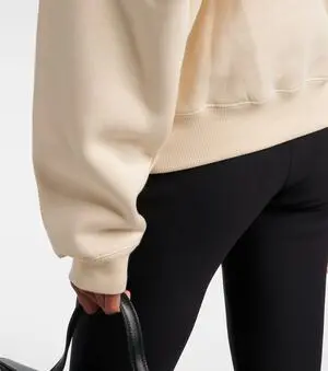 Jacquemus Logo Cotton-jersey Sweatshirt - Beige