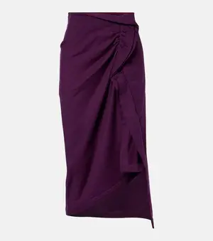 Purple Ruffle Skirt