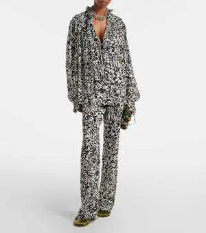 Dries Van Noten Printed Blouse