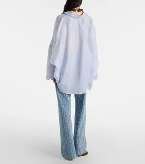 Dries Van Noten Printed Wide-leg Jeans