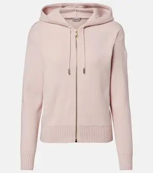 Moncler Wool And Cashmere Cardigan - Pink