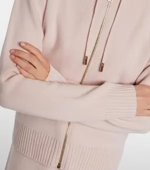 Moncler Wool And Cashmere Cardigan - Pink