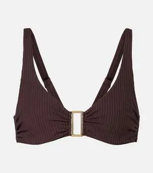 Melissa Odabash Bel Air Bikini Top - Brown