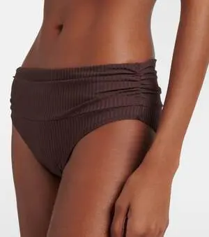 Melissa Odabash Bel Air Bikini Bottom - Brown