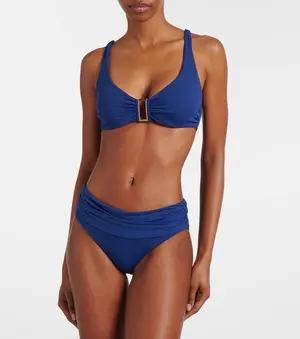 Melissa Odabash Bel Air Bikini Top - Blue