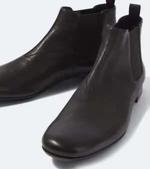 Prada Leather Chelsea Boots